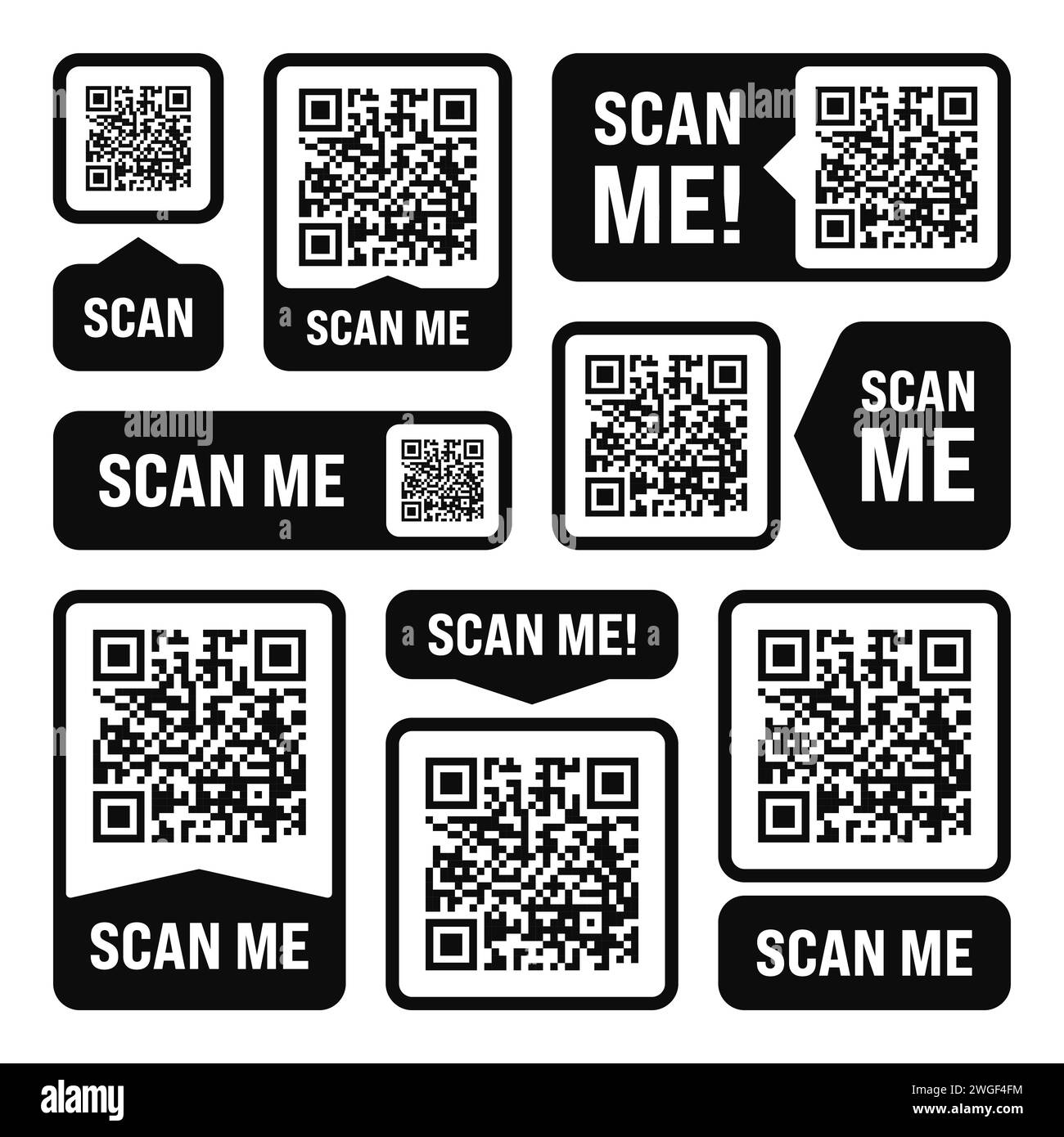 Special identity code Stock Vector Images - Alamy