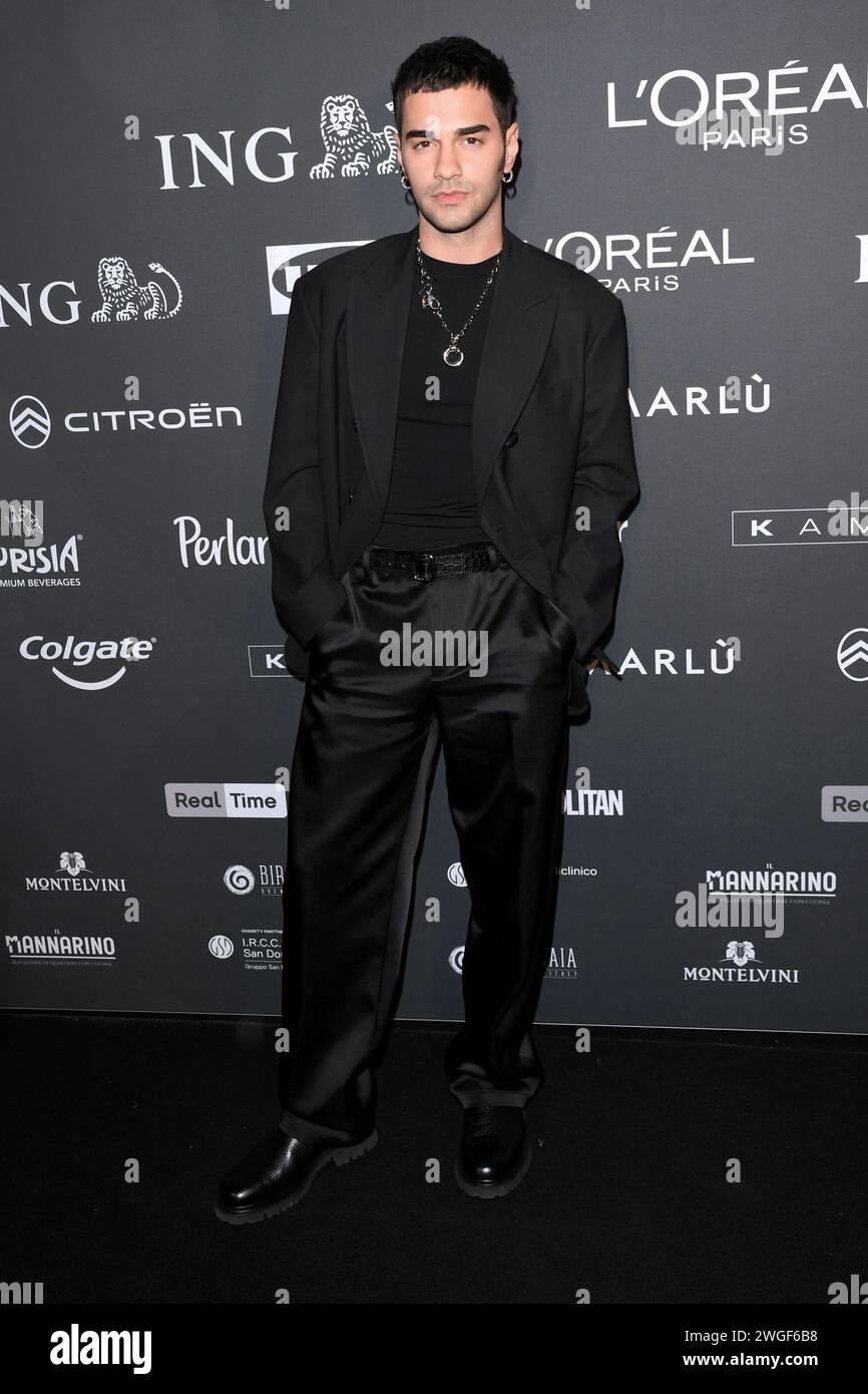 Sanremo, Italy. 05th Feb, 2024. Sanremo, 74th Italian Song Festival ...