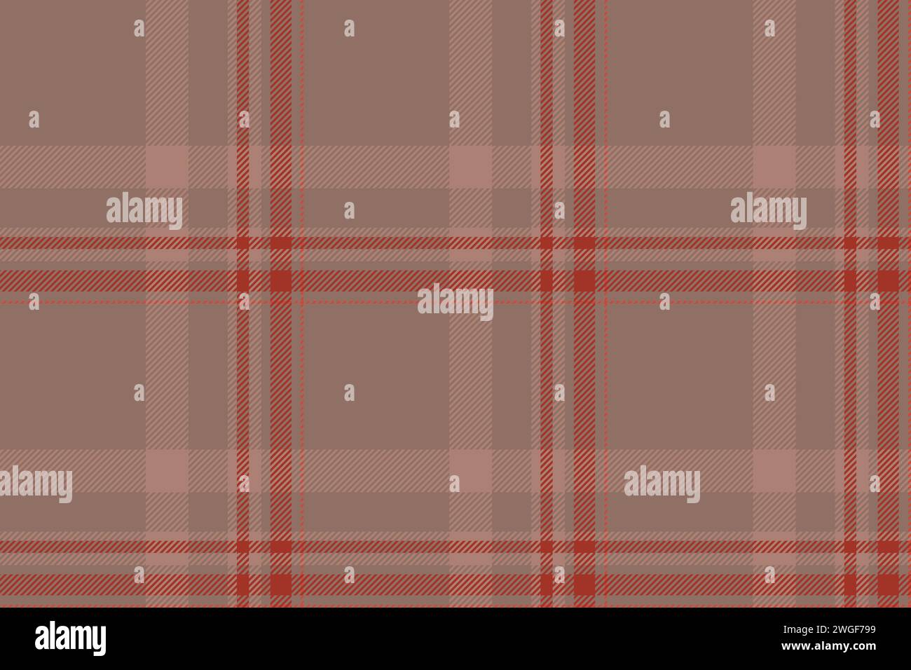 Plaid background, check seamless pattern in beige. Vector fabric ...