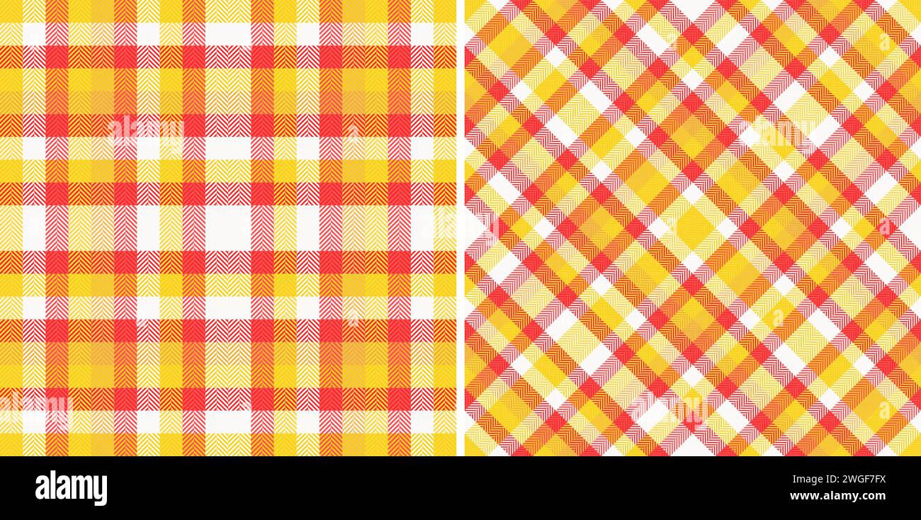 Vector seamless texture of check pattern fabric with a background ...