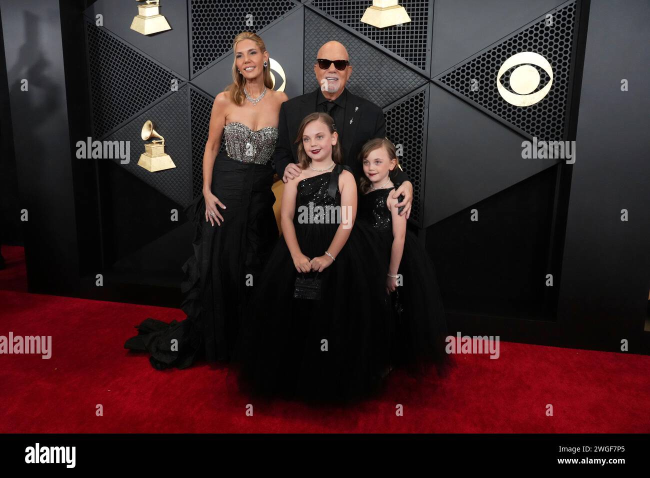Alexis Joel, from left, Billy Joel, Della Rose Joel, and Remy Anne Joel ...