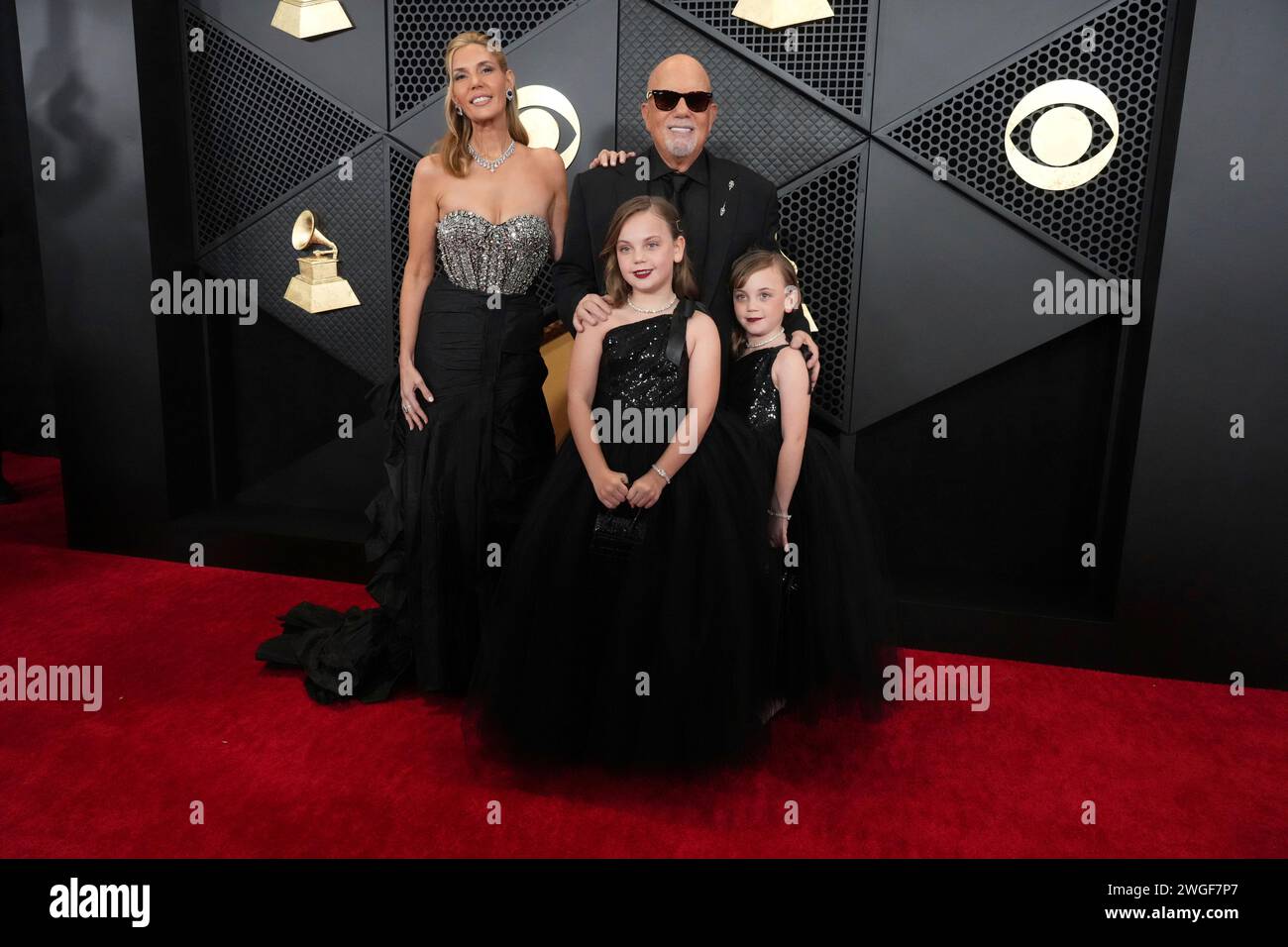 Alexis Joel, from left, Billy Joel, Della Rose Joel, and Remy Anne Joel ...