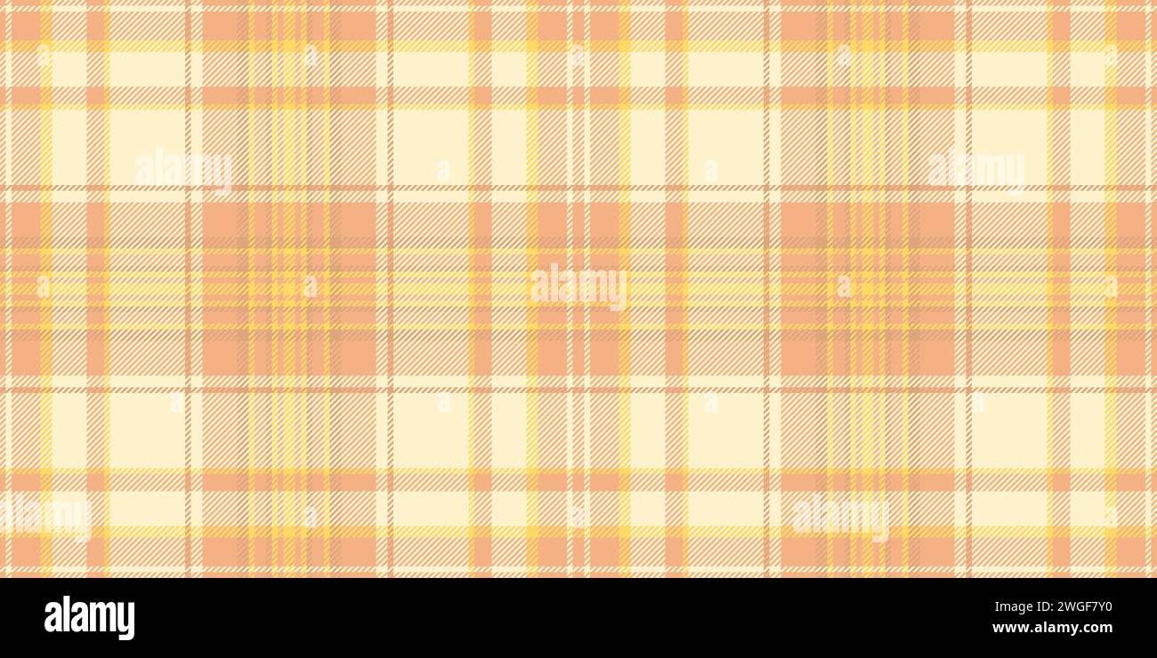 Fur check texture tartan, checked seamless vector plaid. Light background pattern fabric textile ...