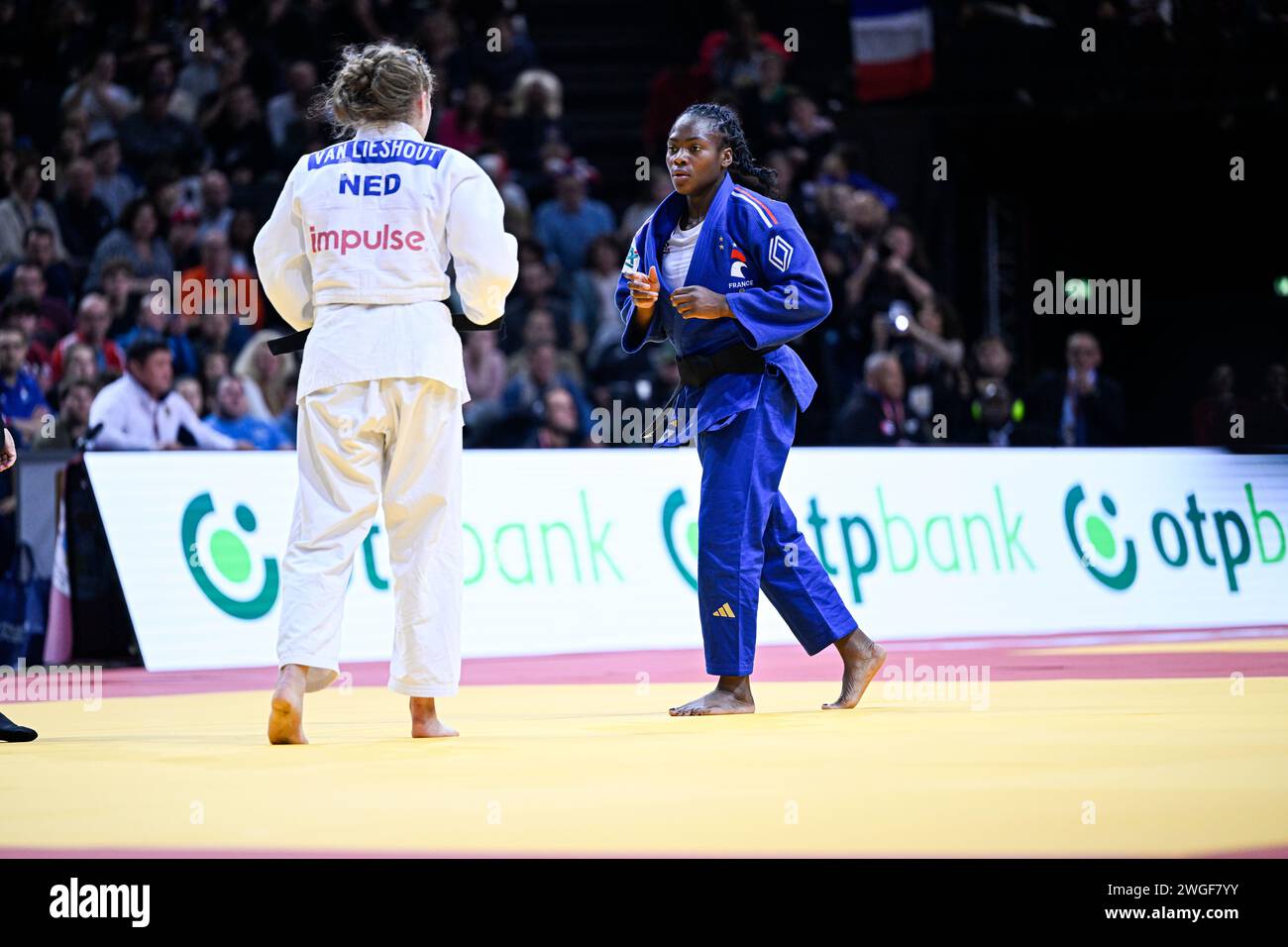 Paris, France. 03rd Feb, 2024. Clarisse Agbegnenou and Joanne van ...