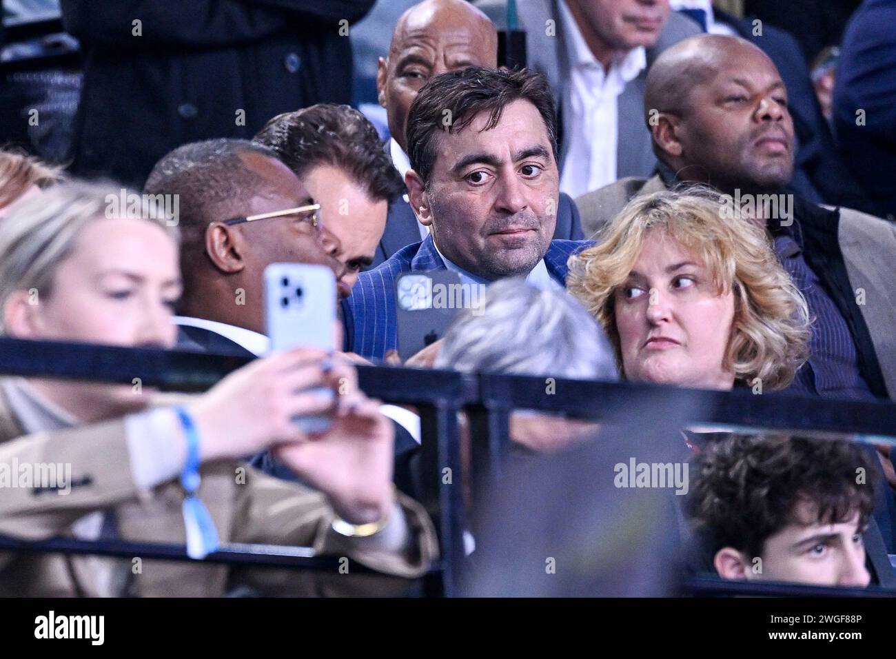 Paris, France. 03rd Feb, 2024. Stephane Nomis president of French judo ...