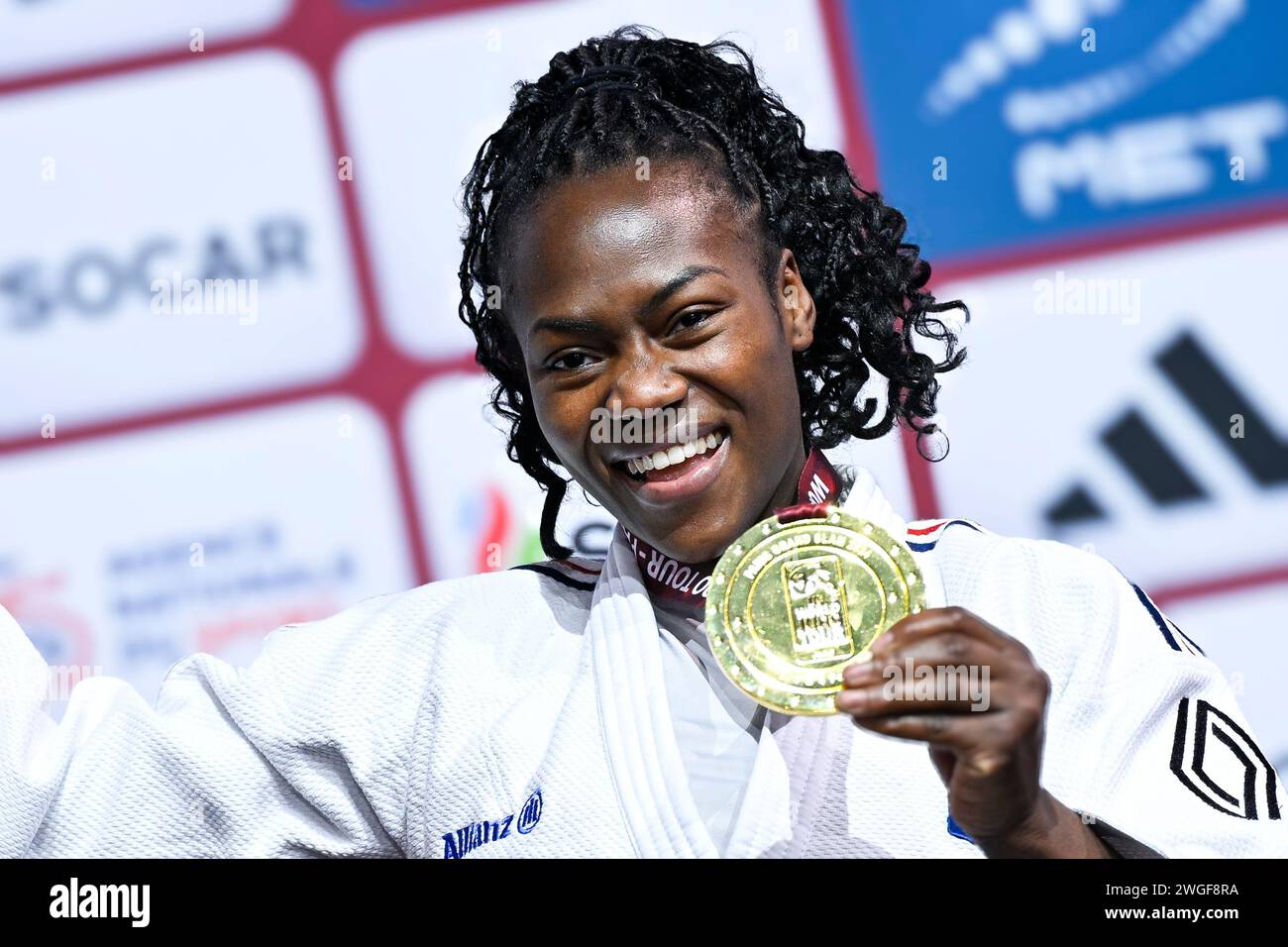 Clarisse Agbegnenou during the Paris Grand Slam 2024 IJF World Judo ...