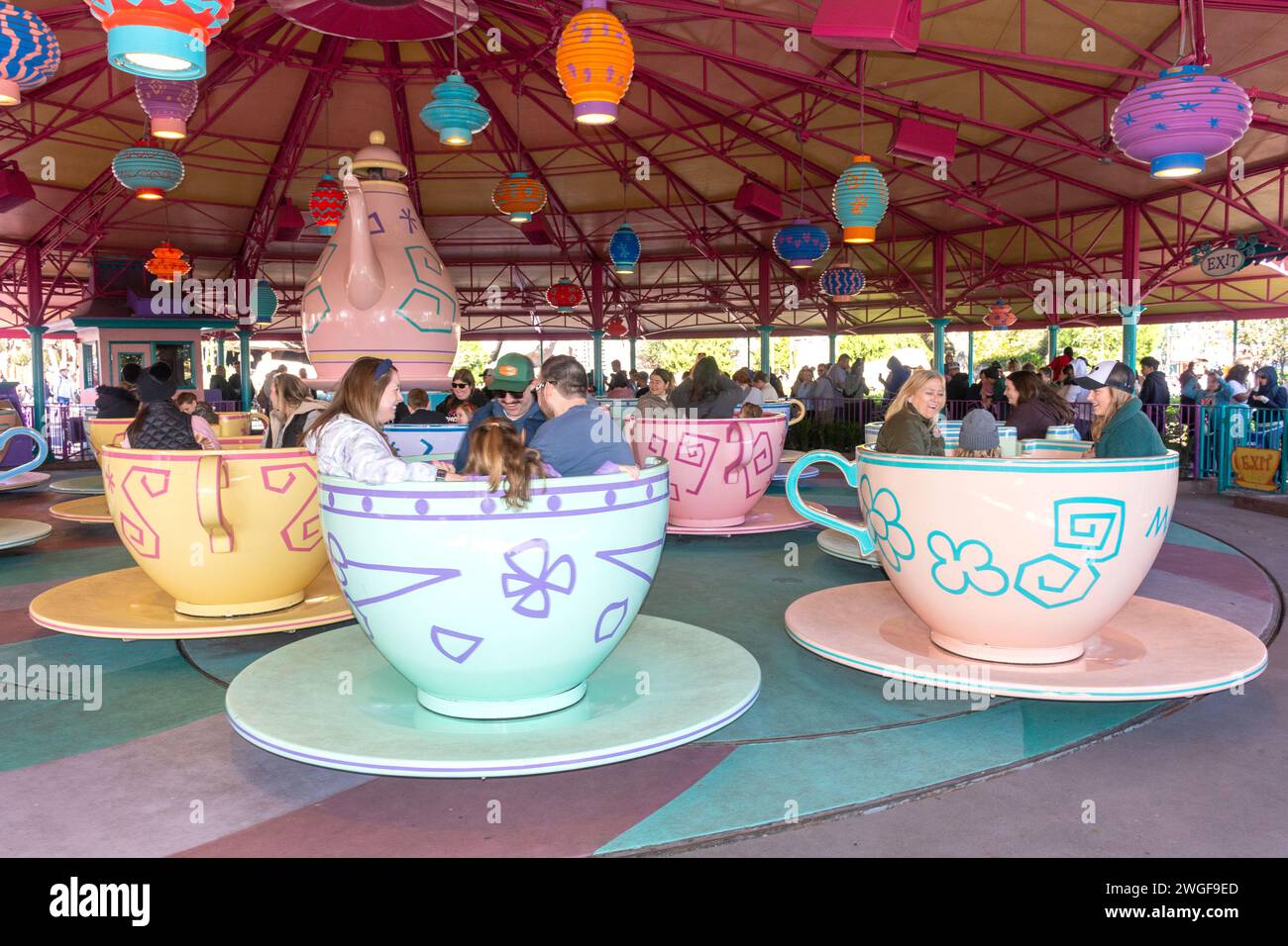 Mad Tea Party ride, Fantasyland, Magic Kingdom, Walt Disney World ...