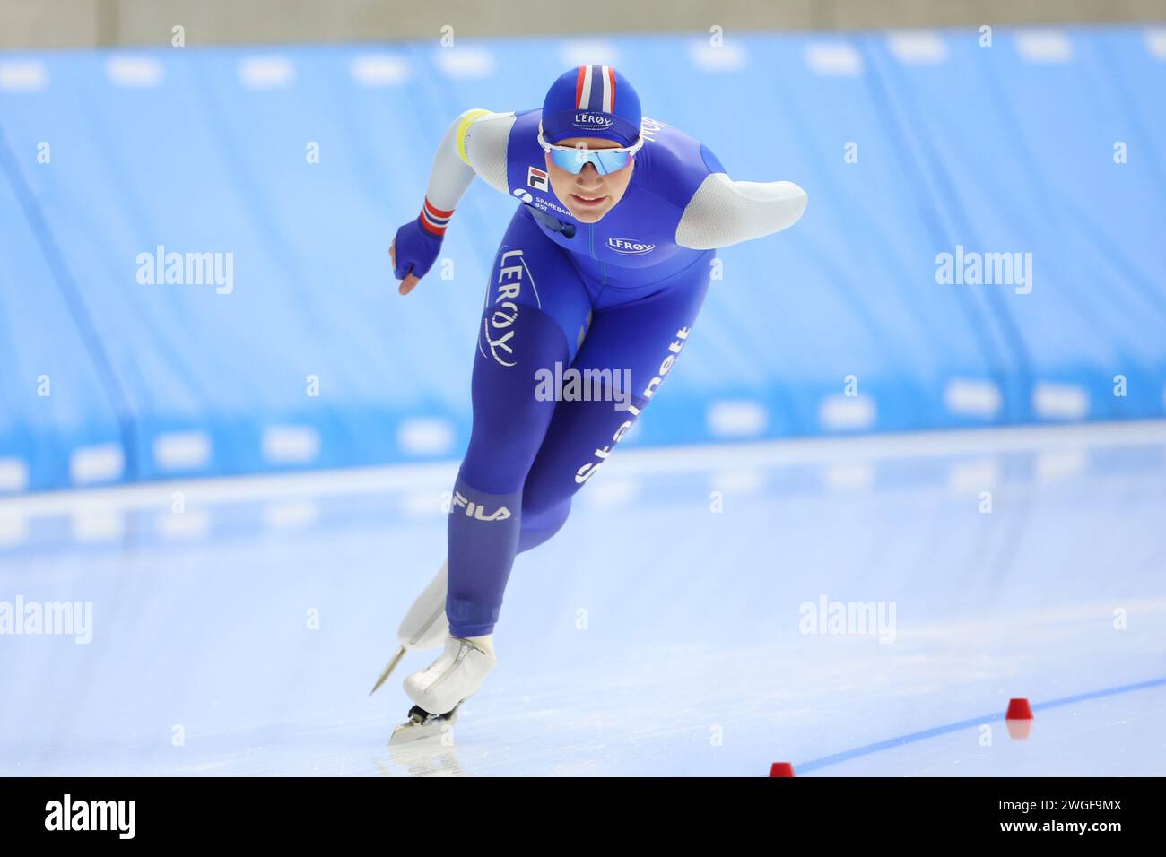 Aomori, Japan. 3rd Feb, 2024. Aurora Grinden Lovas (NOR) Speed Skating ...