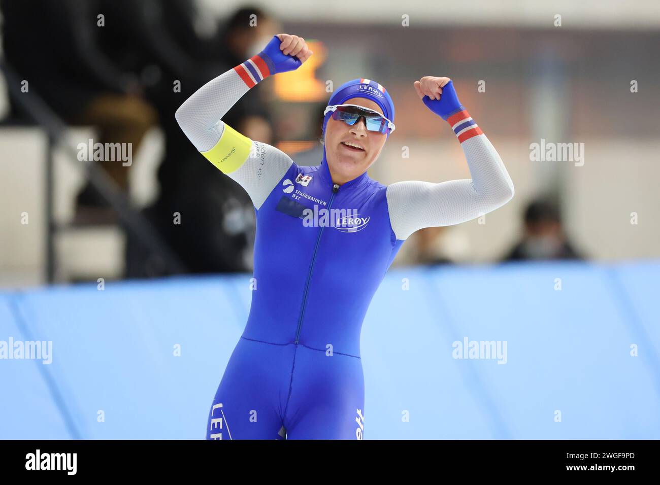 Aomori, Japan. 3rd Feb, 2024. Aurora Grinden Lovas (NOR) Speed Skating ...
