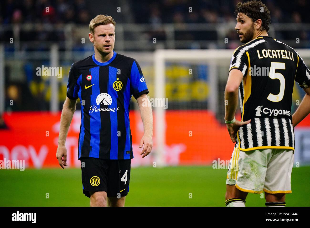 Milan, Italy. 4 Feb, 2024. Davy Klaassen (FC Inter) during the Italian ...