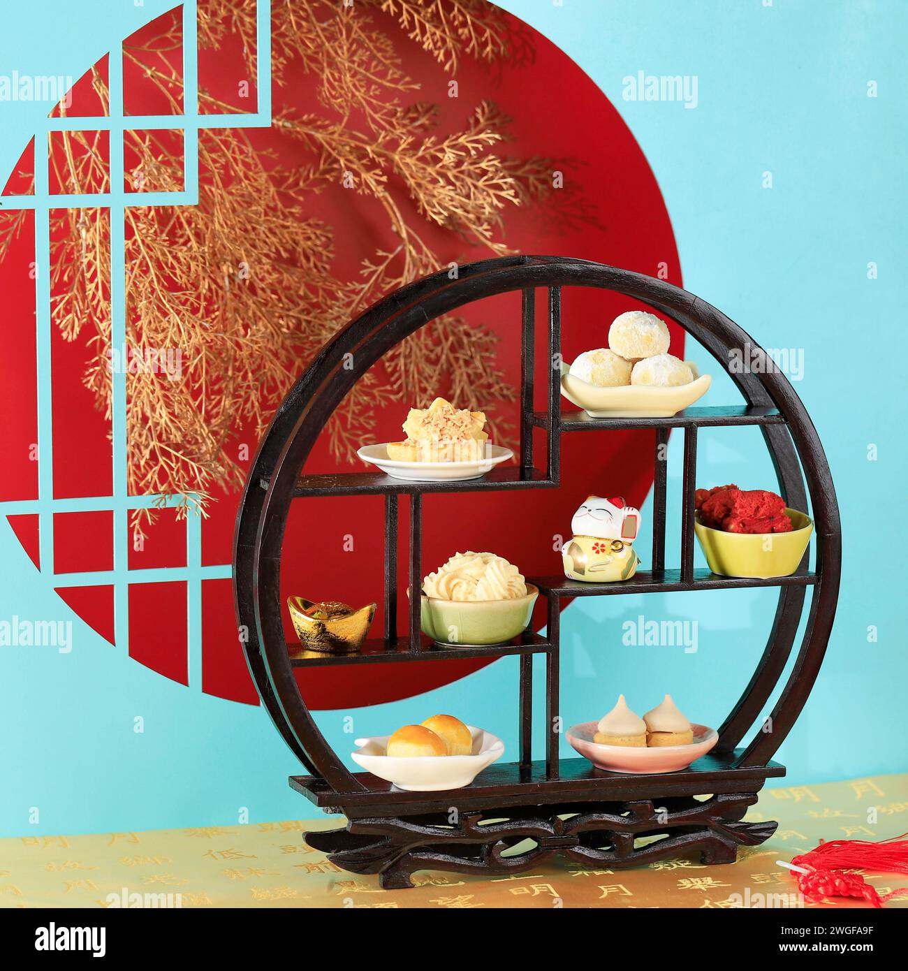 Imlek Chinese New Year Themed Cookies Stock Photo - Alamy