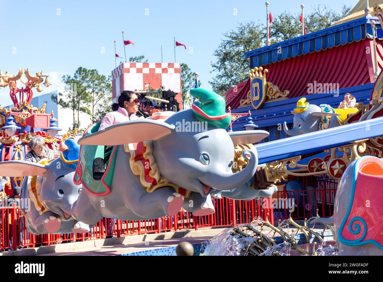 Dumbo the Flying Elelephant, Fantasyland, Magic Kingdom, Walt Disney ...