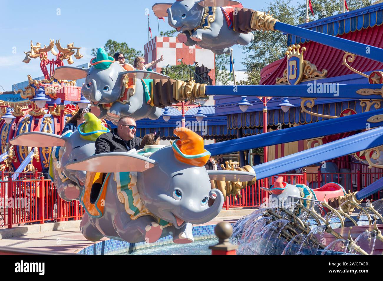 Dumbo the Flying Elelephant, Fantasyland, Magic Kingdom, Walt Disney ...