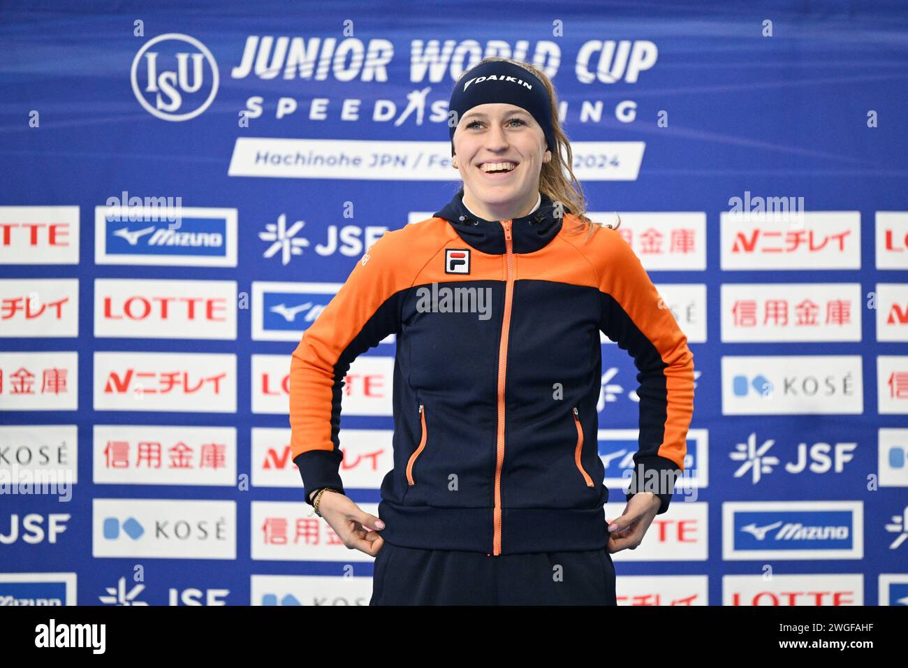 Aomori, Japan. Credit: MATSUO. 3rd Feb, 2024. Meike VEEN (NED) Speed ...