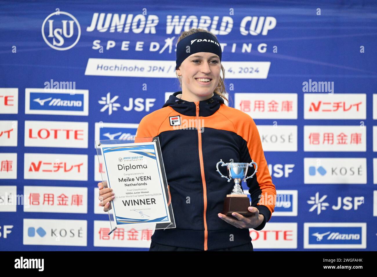 Aomori, Japan. Credit: MATSUO. 3rd Feb, 2024. Meike VEEN (NED) Speed ...