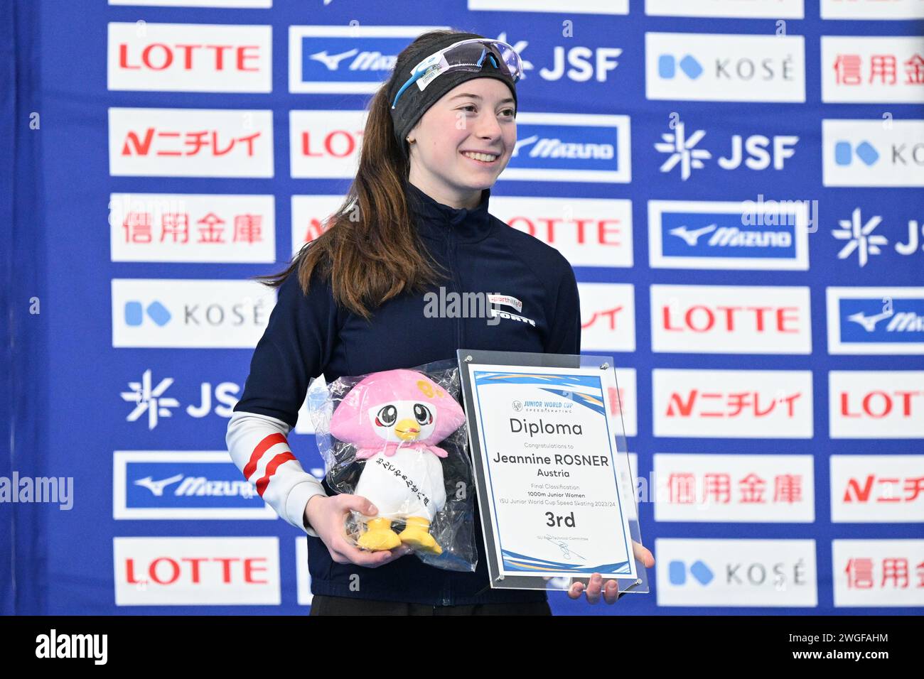 Aomori, Japan. Credit: MATSUO. 3rd Feb, 2024. Jeannine ROSNER (AUT ...