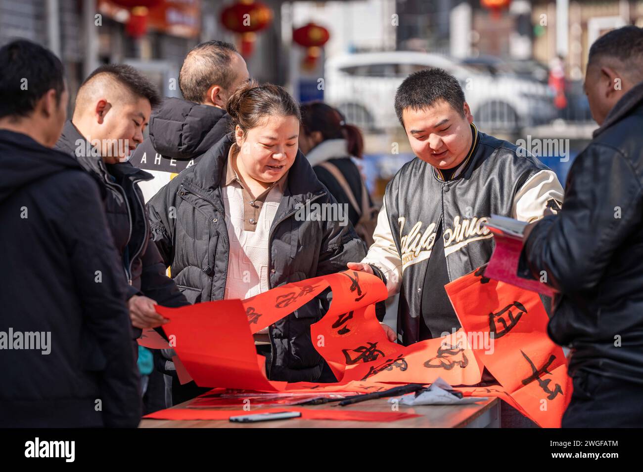 BIJIE, CHINA - FEBRUARY 4, 2024 - People choose Spring Festival ...
