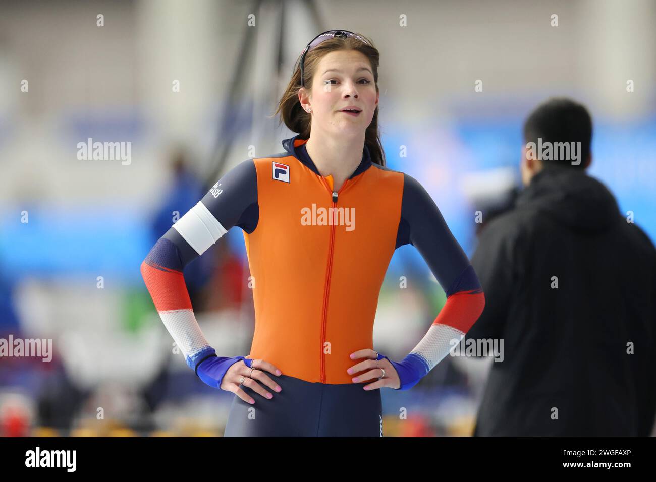 Aomori, Japan. 4th Feb, 2024. Angel Daleman (NED) Speed Skating : ISU ...