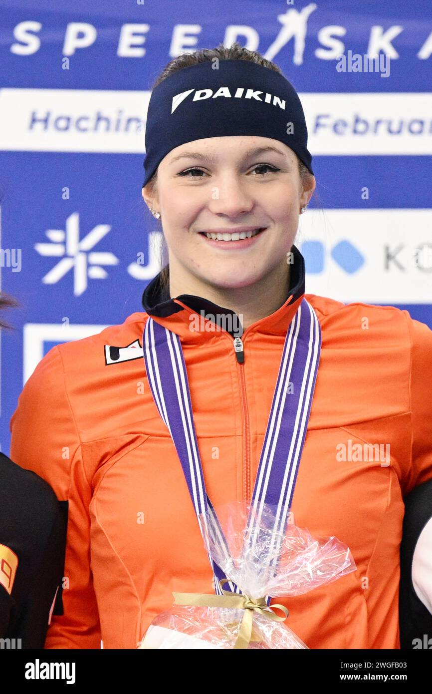 Aomori, Japan. Credit: MATSUO. 4th Feb, 2024. Angel Daleman (NED) Speed ...