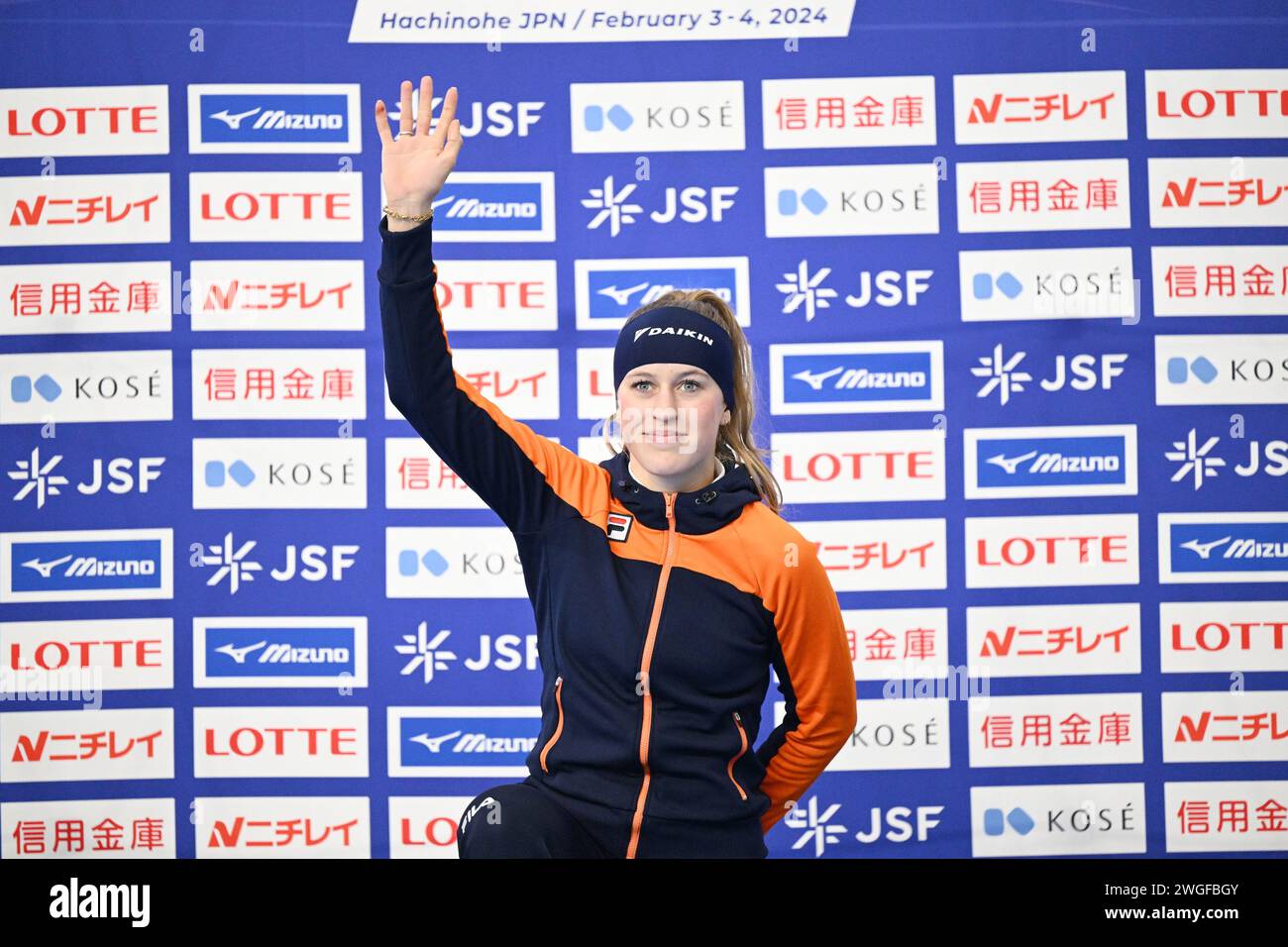 Aomori, Japan. Credit: MATSUO. 4th Feb, 2024. Meike VEEN (NED) Speed ...
