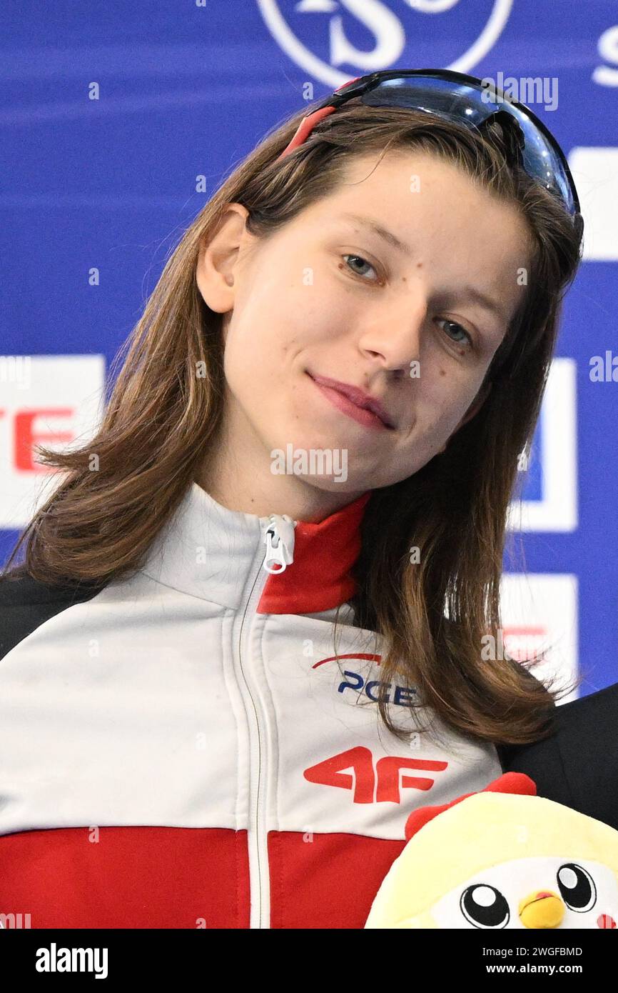 Aomori, Japan. Credit: MATSUO. 4th Feb, 2024. Zofia BRAUN (POL) Speed ...