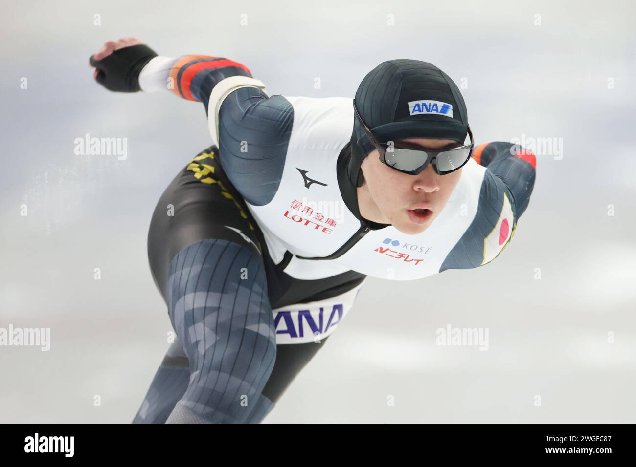 Aomori, Japan. 4th Feb, 2024. Yuta Hirose (JPN) Speed Skating : ISU ...