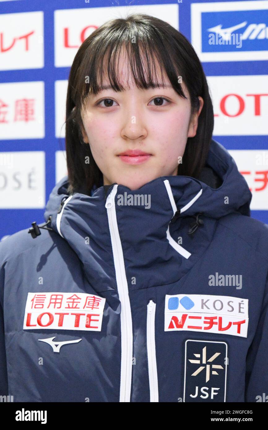 Aomori, Japan. Credit: MATSUO. 4th Feb, 2024. Akane Iida (JPN) Speed ...