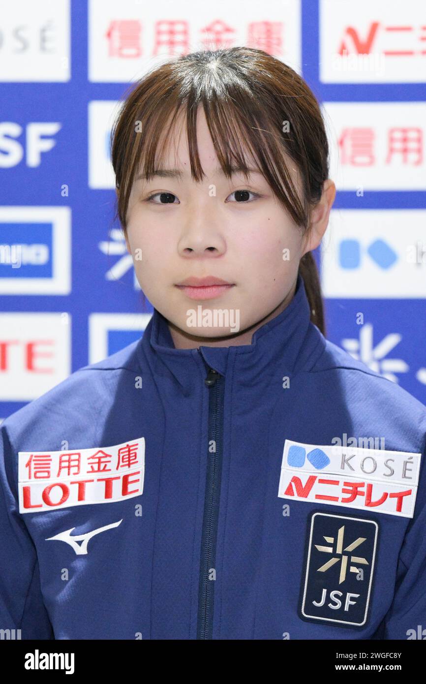 Aomori, Japan. Credit: MATSUO. 4th Feb, 2024. Anna Kubo (JPN) Speed ...