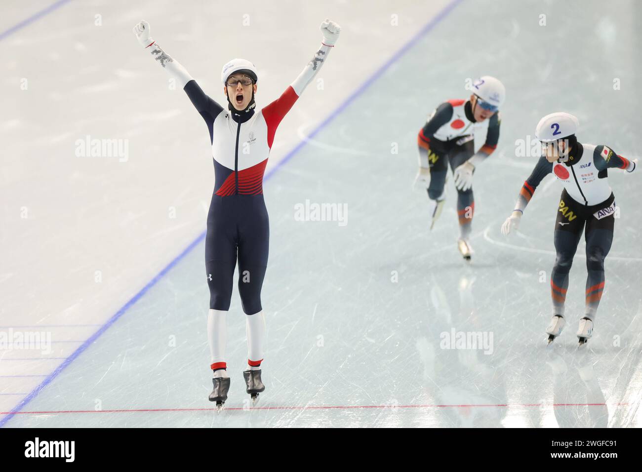 Aomori, Japan. 4th Feb, 2024. (L to R) Metodej Jilek (CZE), Taiki ...