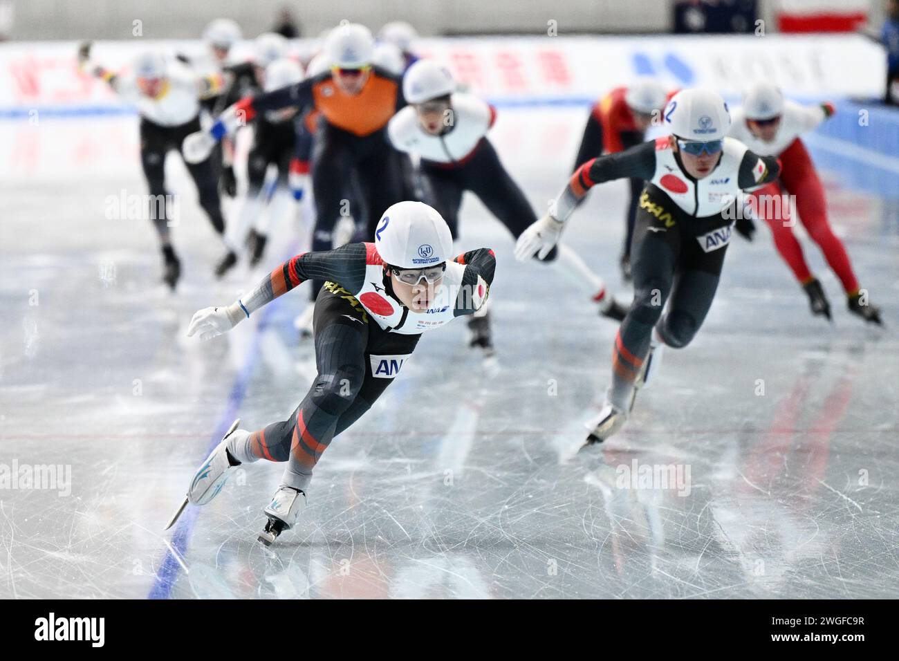 Aomori, Japan. Credit: MATSUO. 4th Feb, 2024. Yuta Fuchigami (JPN ...