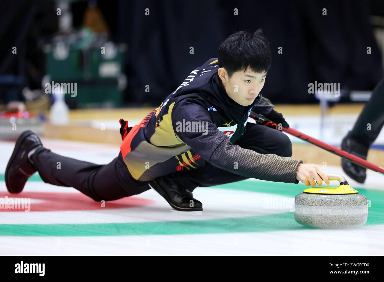 Takumi Maeda (LOCOSOLARE), February 3, 2024 - Curling : The 41st ZEN ...