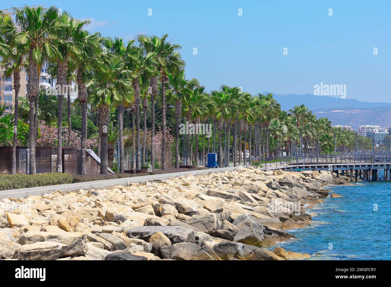 Molos seaside promenade hi-res stock photography and images - Alamy