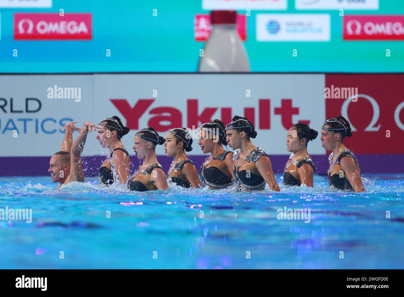 Doha, Qatar. 4th Feb, 2024. United States team group (USA) Artistic ...