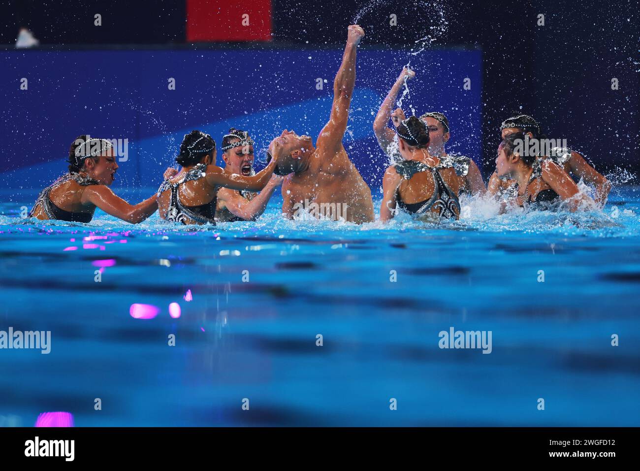 Doha, Qatar. 4th Feb, 2024. United States team group (USA) Artistic ...