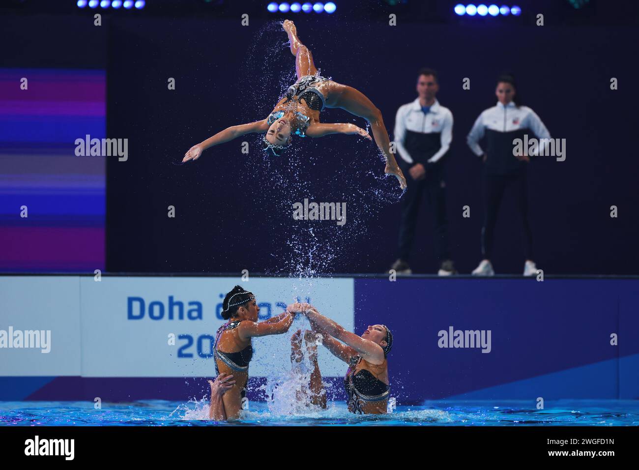 Doha, Qatar. 4th Feb, 2024. United States team group (USA) Artistic ...