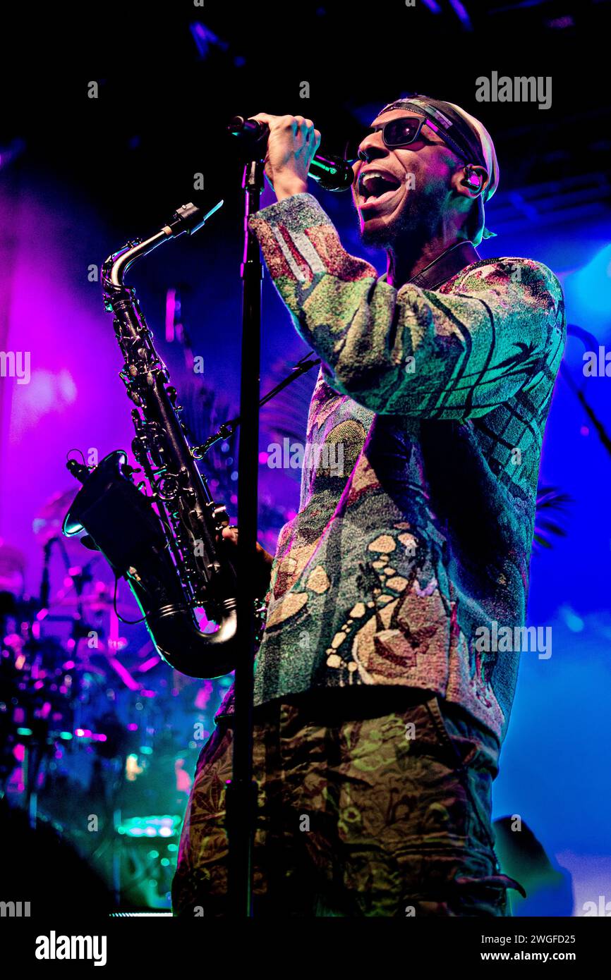 Italy 4 February 2024 Masego - Micah Davis Jamaican-American musician ...