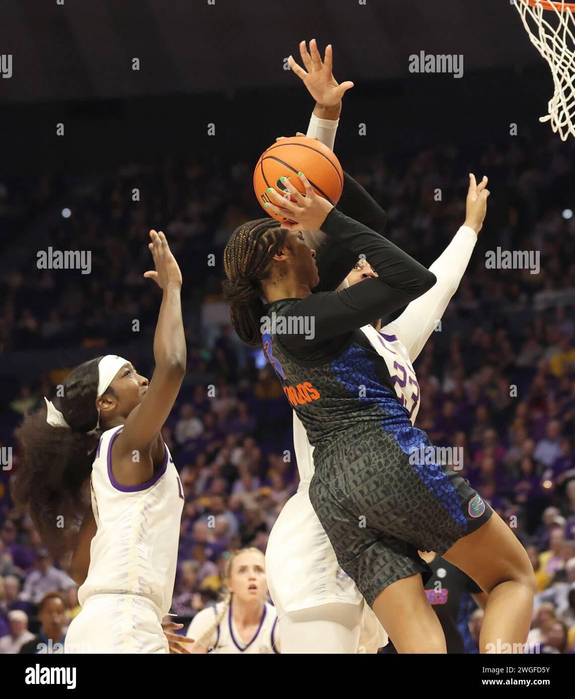 Baton Rouge, USA. 04th Feb, 2024. Florida Gators guard Laila Reynolds ...