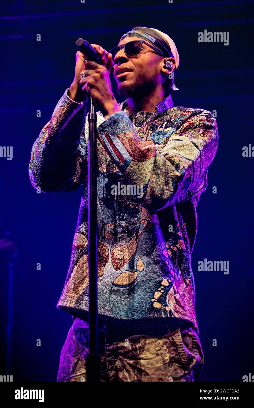 Italy 4 February 2024 Masego - Micah Davis Jamaican-American musician ...