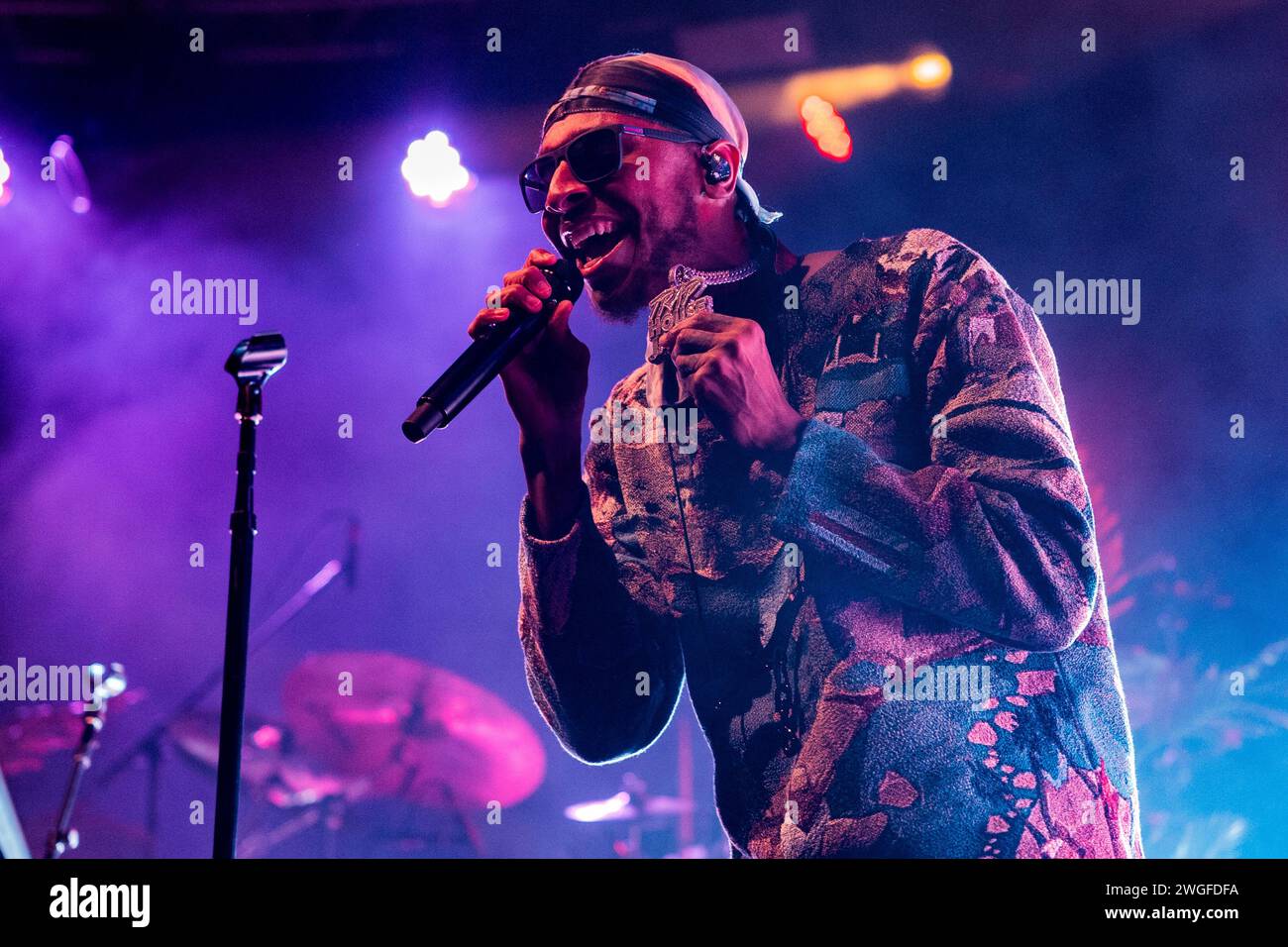 Italy 4 February 2024 Masego - Micah Davis Jamaican-American musician ...