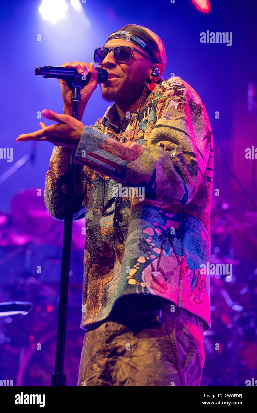 Italy 4 February 2024 Masego - Micah Davis Jamaican-American musician ...