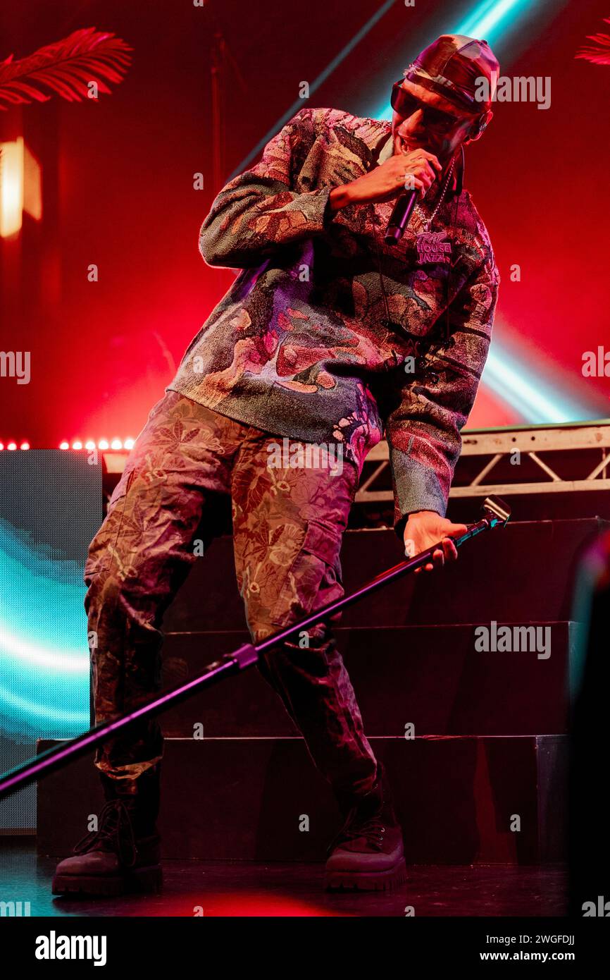 Italy 4 February 2024 Masego - Micah Davis Jamaican-American musician ...