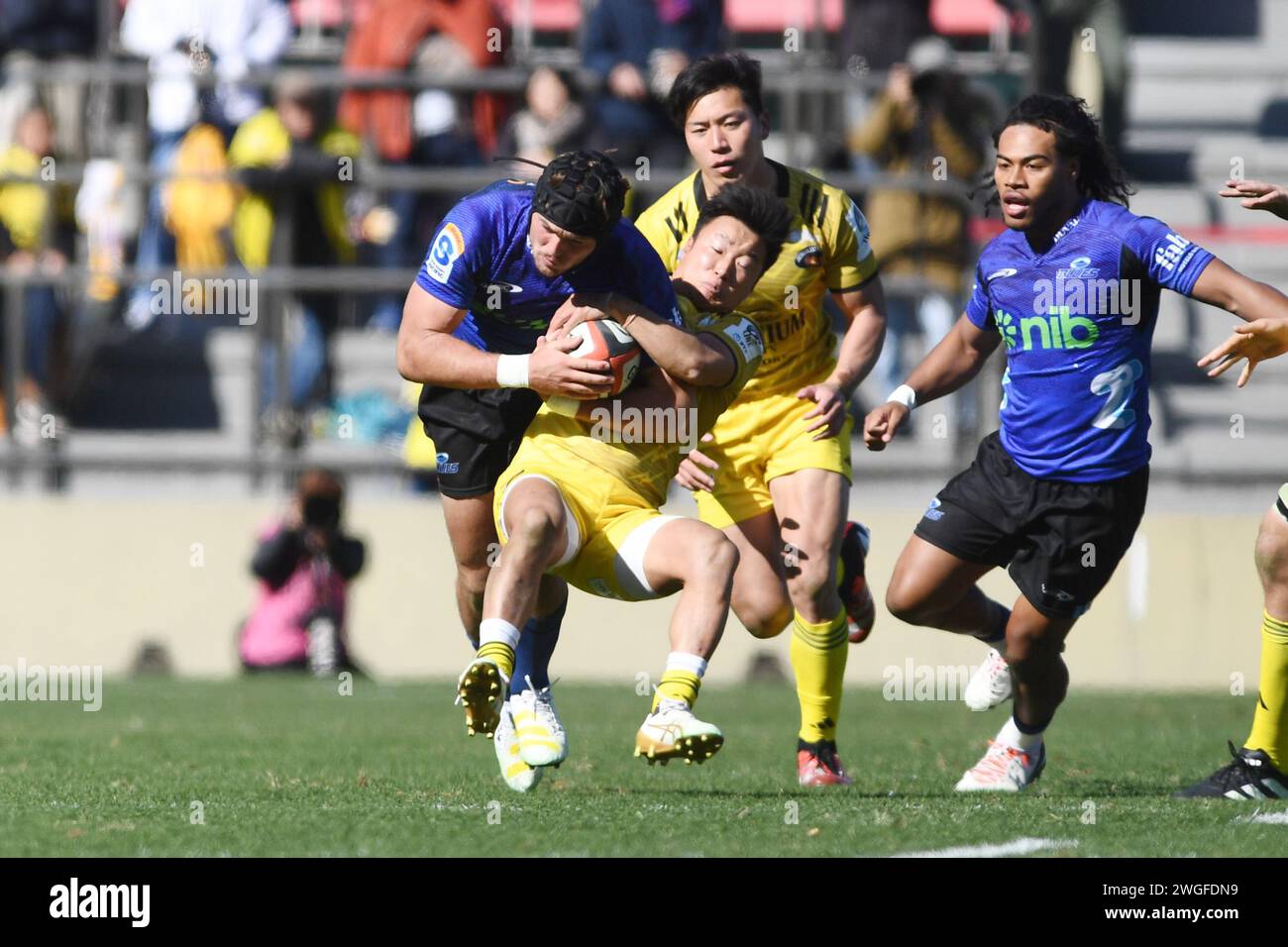 Tokyo, Japan. 3rd Feb, 2024. Naoto Saito (Sungoliath) Rugby : THE CROSS ...