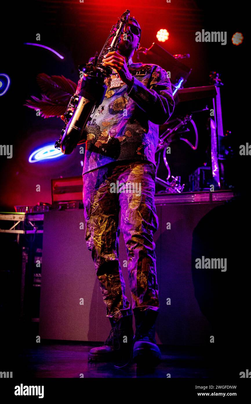 Italy 4 February 2024 Masego - Micah Davis Jamaican-American musician ...