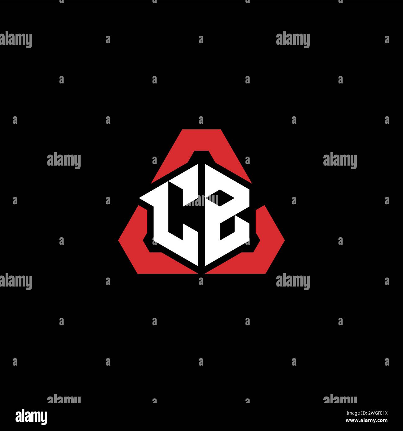 CB initial logo modern and futuristic concept for esport or gaming logo ...