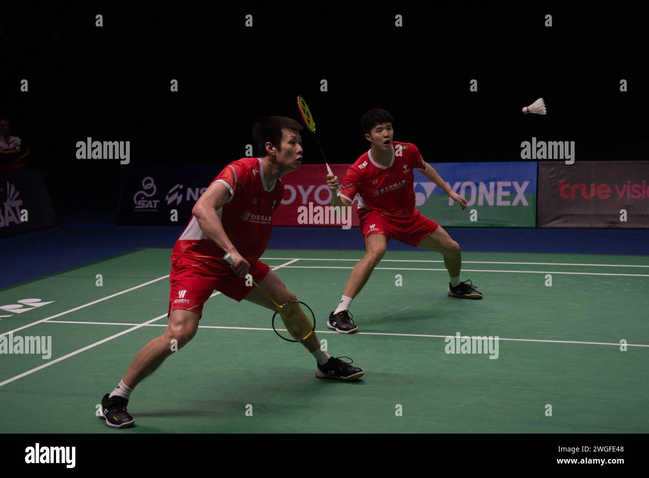 Bangkok, Thailand. 04th Feb, 2024. HE Ji Ting and REN Xiang Yu of China ...