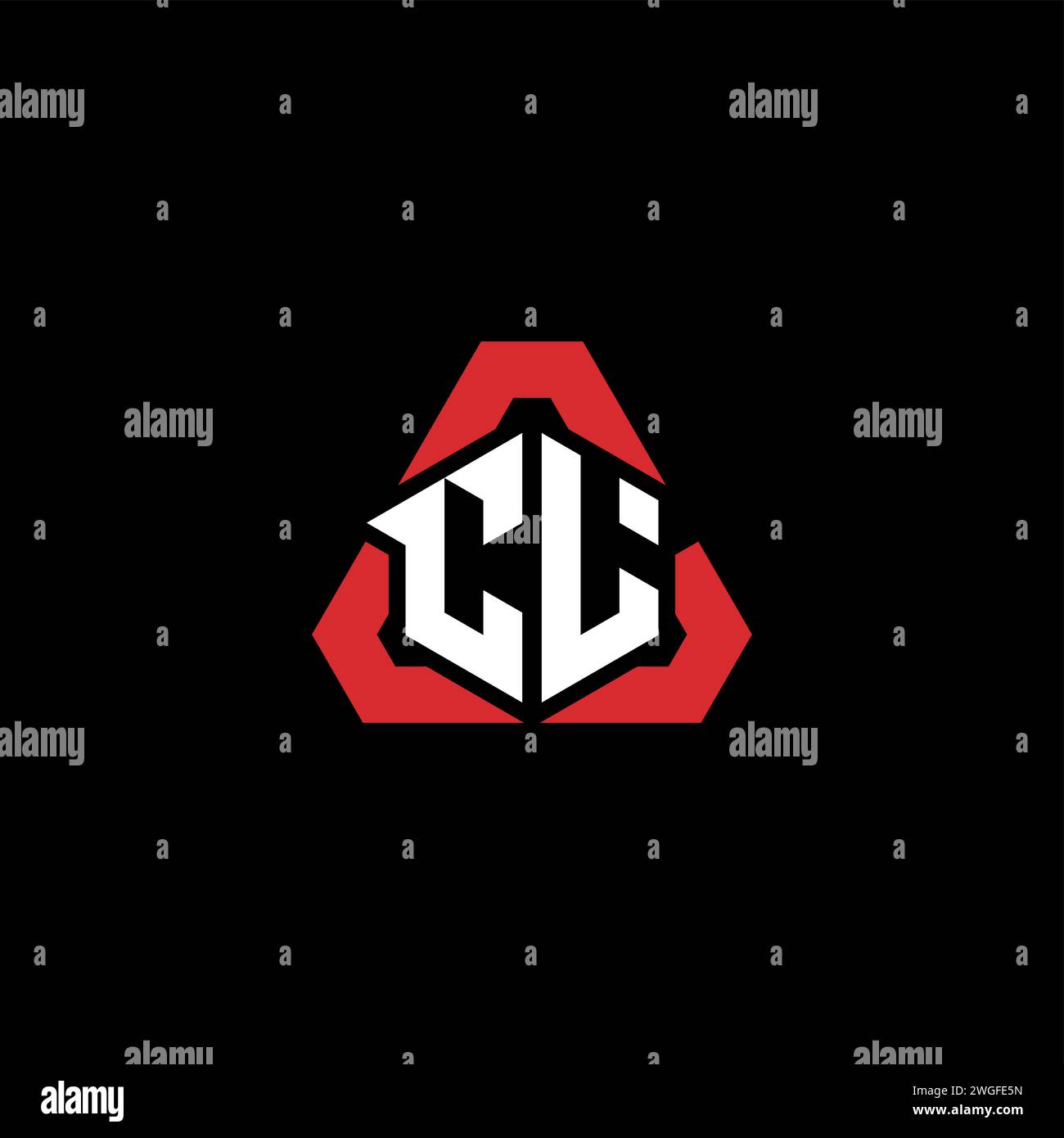 CL initial logo modern and futuristic concept for esport or gaming logo ...