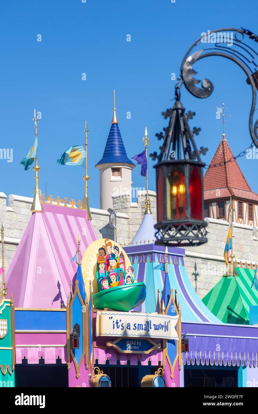 Entrance to 'It's a Small World' attraction, Fantasyland, Magic Kingdom ...