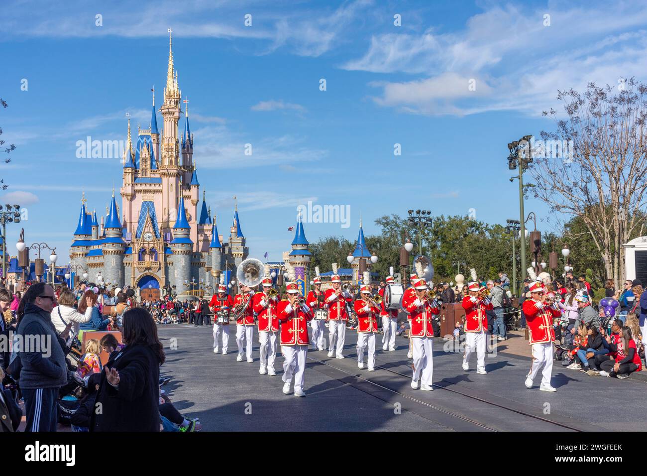 Philharmonic & Cinderella's Castle, Fantasyland, Magic Kingdom, Walt ...