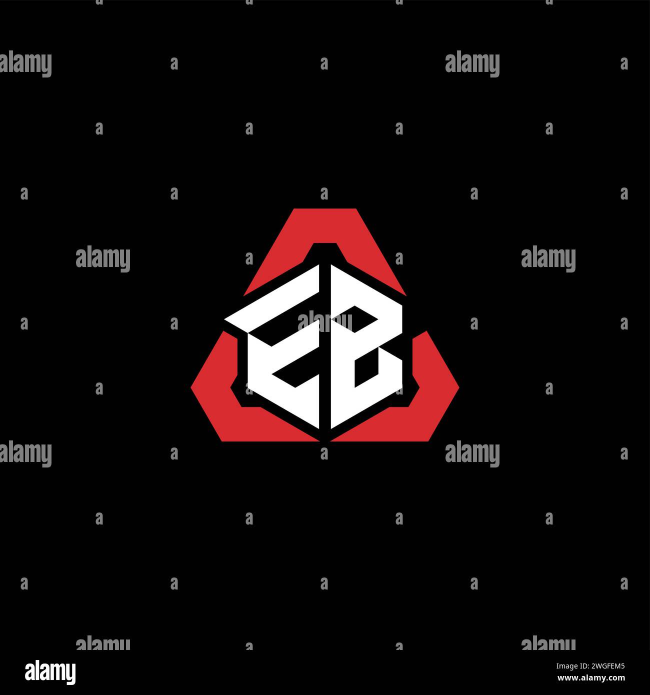 EB initial logo modern and futuristic concept for esport or gaming logo ...