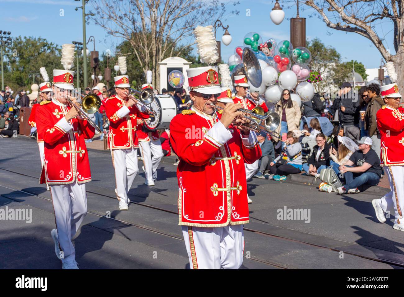 Philharmonic Band on Main,Street U.S.A, Fantasyland, Magic Kingdom ...
